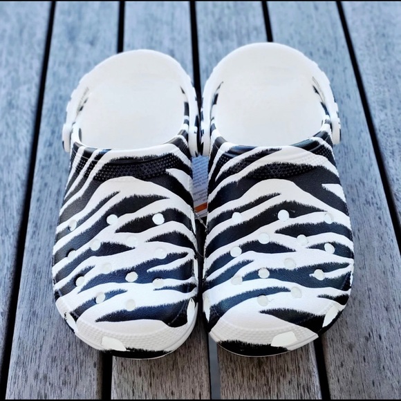 CROCS | Shoes | Zebra Crocs | Poshmark